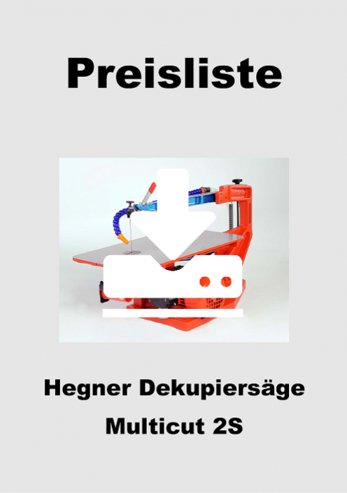 Dekupiersäge Hegner Multicut-2S