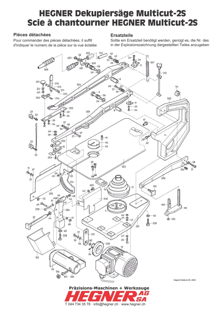 Dekupiersäge Hegner Multicut-2S